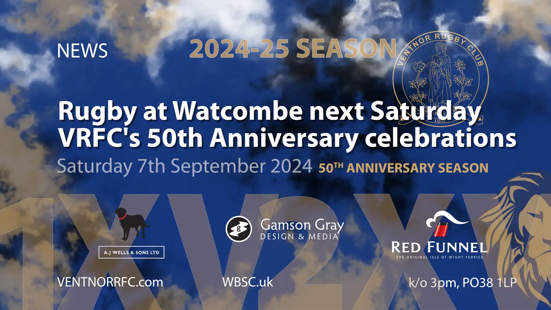 Rugby at Watcombe this Saturday for the start of Ventnor RFC’s 50th ...
